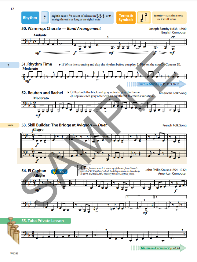 Tradition of Excellence Tuba Book 2 – Brick & Mortar Music